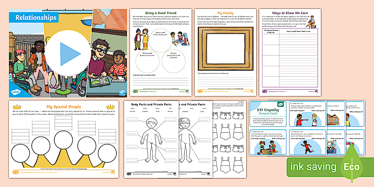Relationships and Sex Education Resource Pack (teacher made)