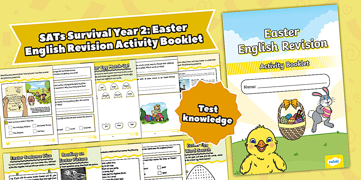 Year 2 Easter English Revision Activity Booklet