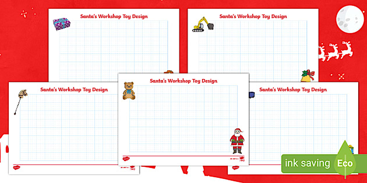 Christmas Toys | Design Your Own | Primary Resource - Twinkl