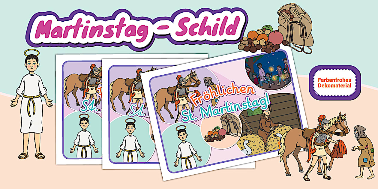 Martinstag - Schild