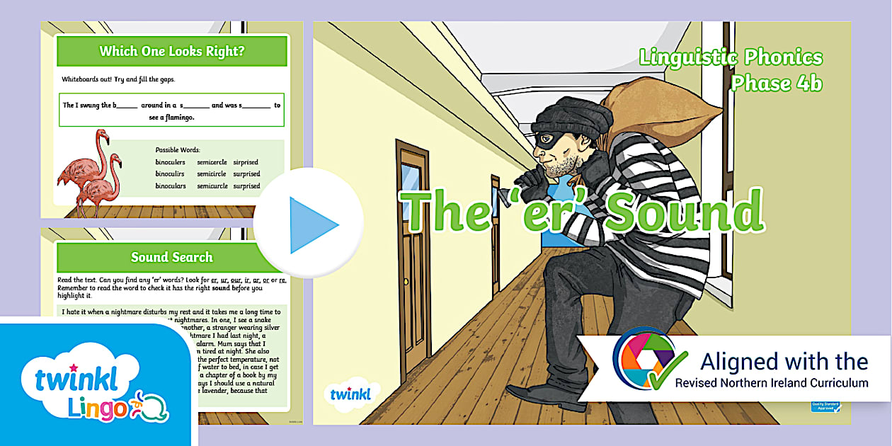 er Sound PowerPoint - NI Phase 4b Phonics