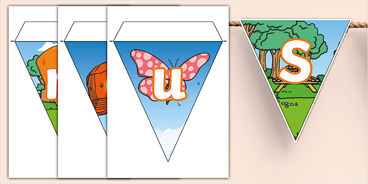 Summer Festival Display Bunting