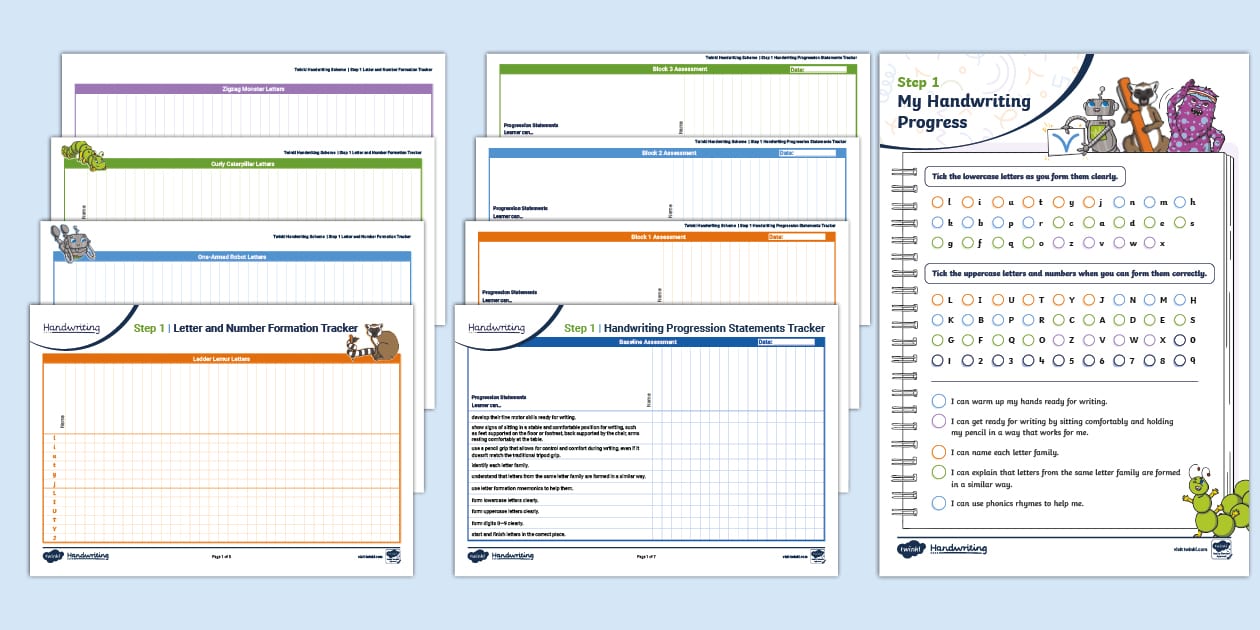 Step 1 Handwriting Assessment Pack