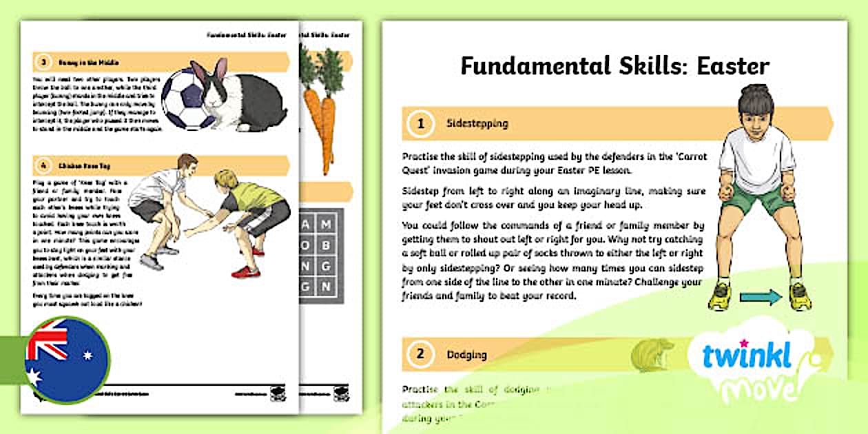 Move PE Y5-6 Fundamental Skills: Easter Home Learning Tasks