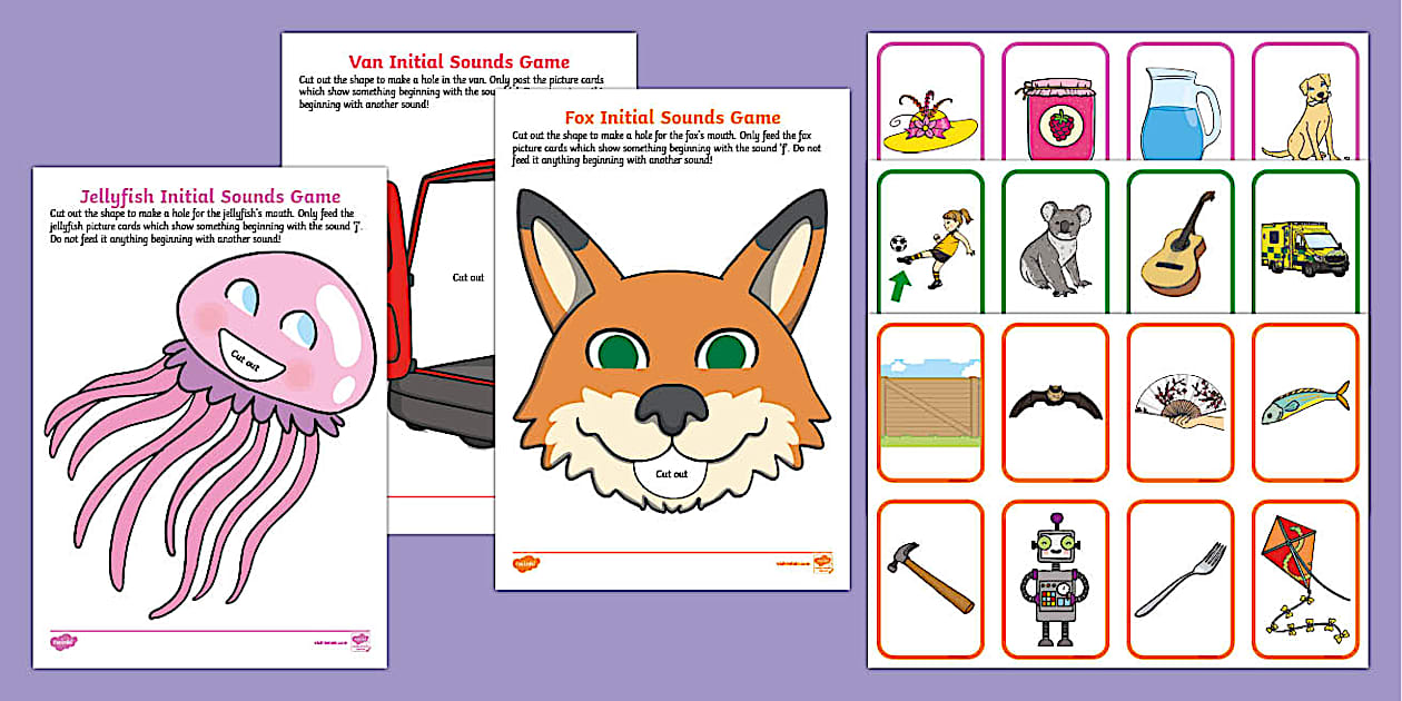 Initial Sounds Games Resource Pack - Phonics Games | Twinkl