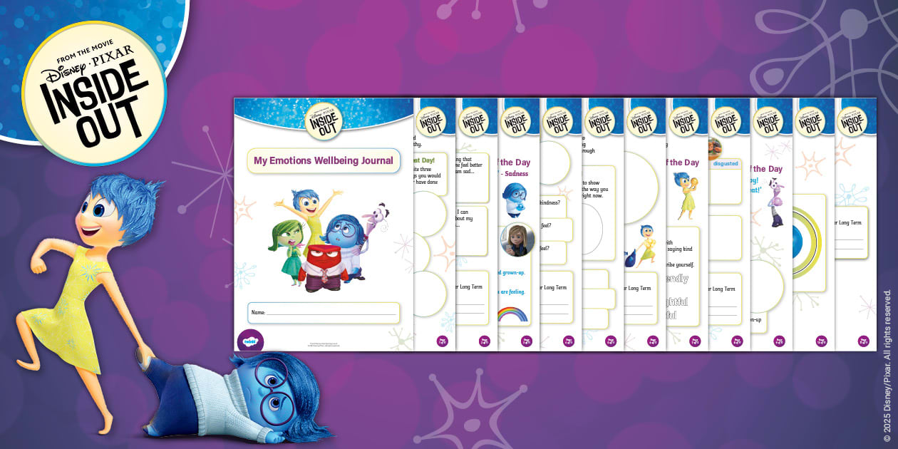 Inside Out: My Emotions Wellbeing Journal [Ages 5-7]