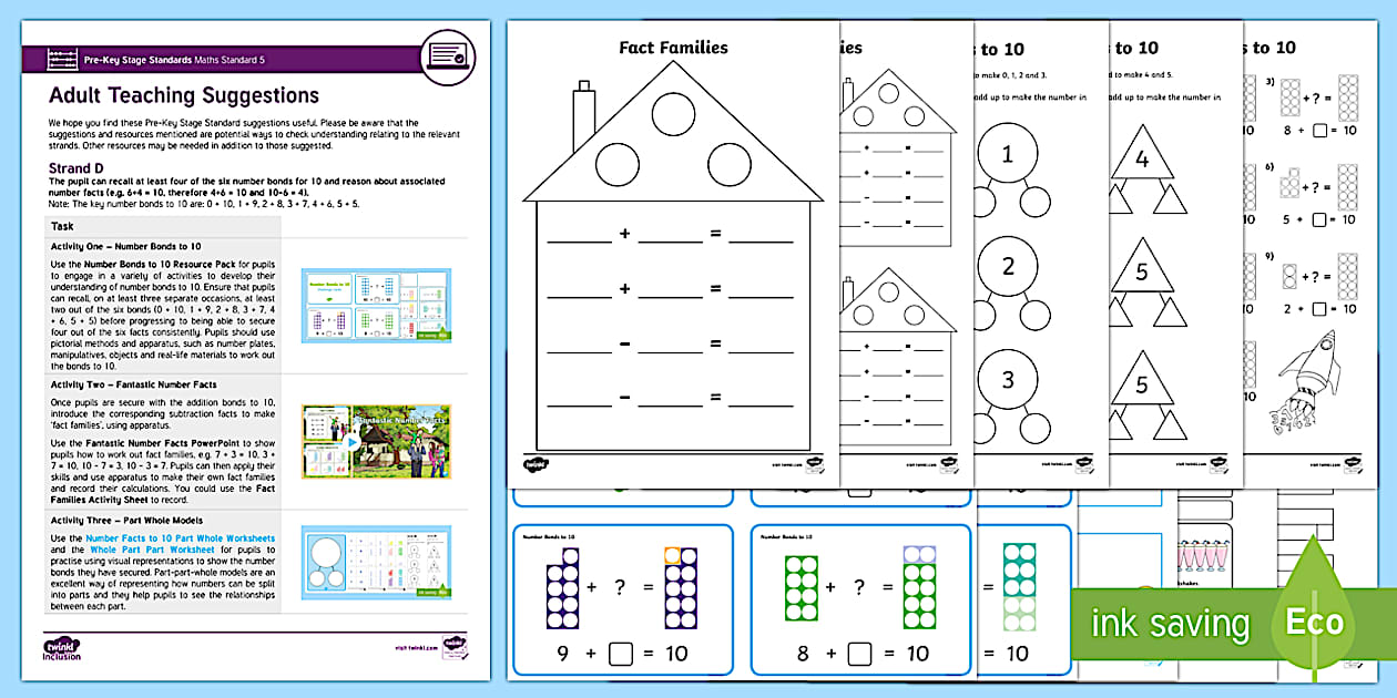 Pre-Key Stage Standards Maths Standard 5 Strand D Resource Pack