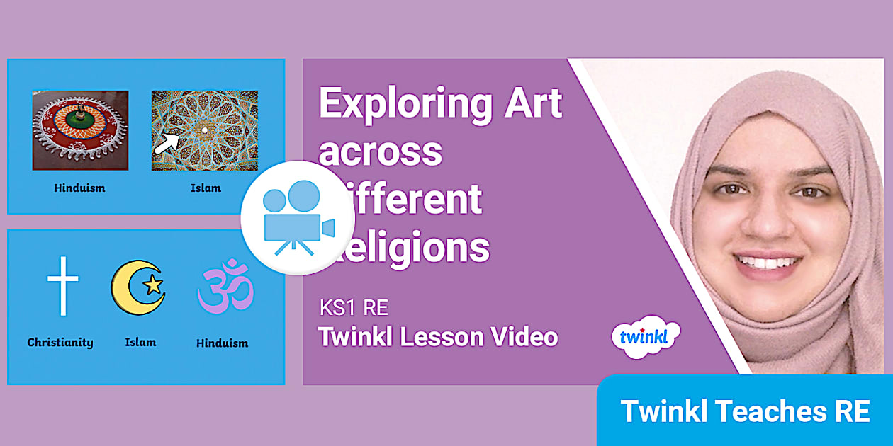 KS1 (Ages 5-7) Interfaith Art Video Lesson (teacher made)