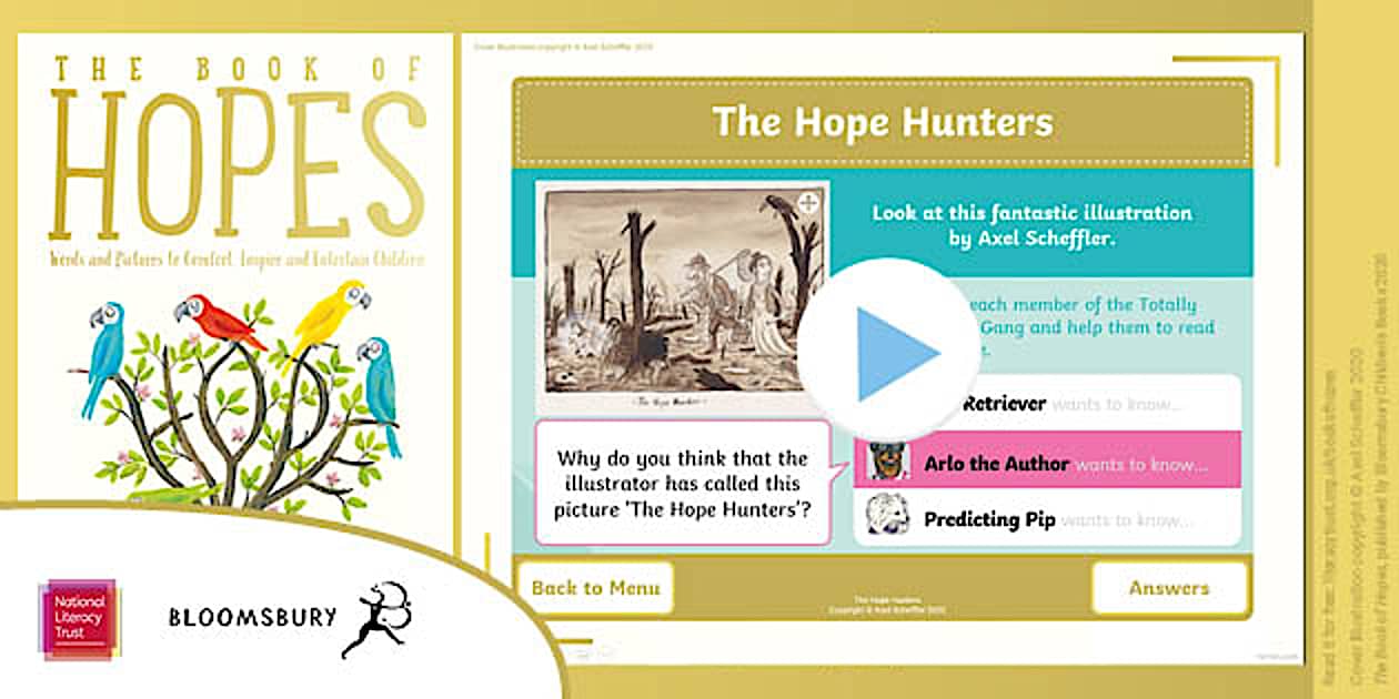 FREE! - KS2 The Book of Hopes Read my Picture Activity PowerPoint