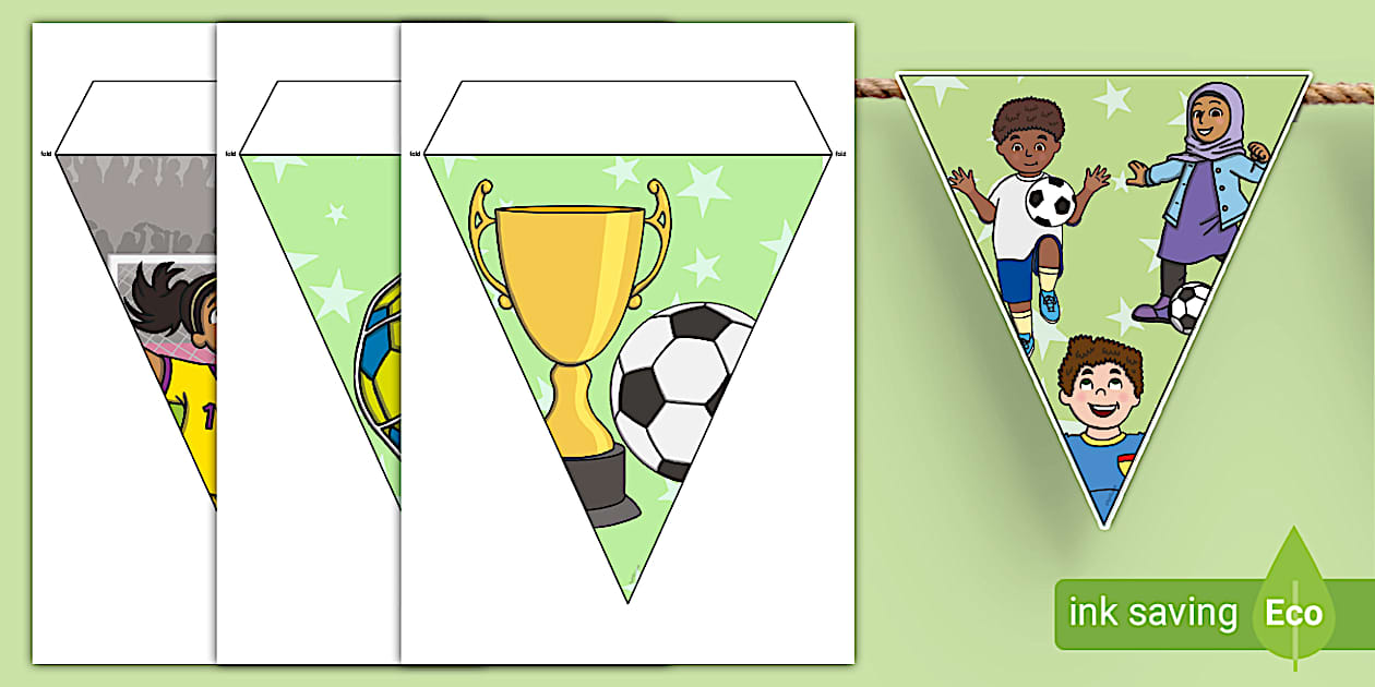 👉 Football Display Bunting - Twinkl
