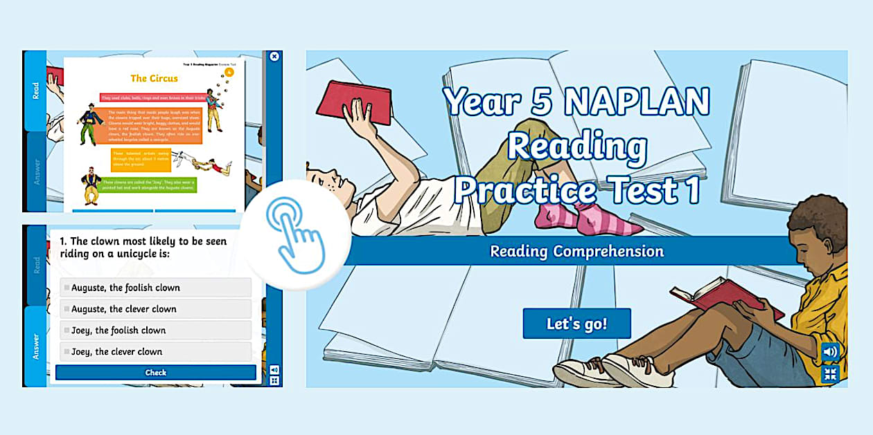 Year 5 Interactive NAPLAN Reading Test - Engaging Resource
