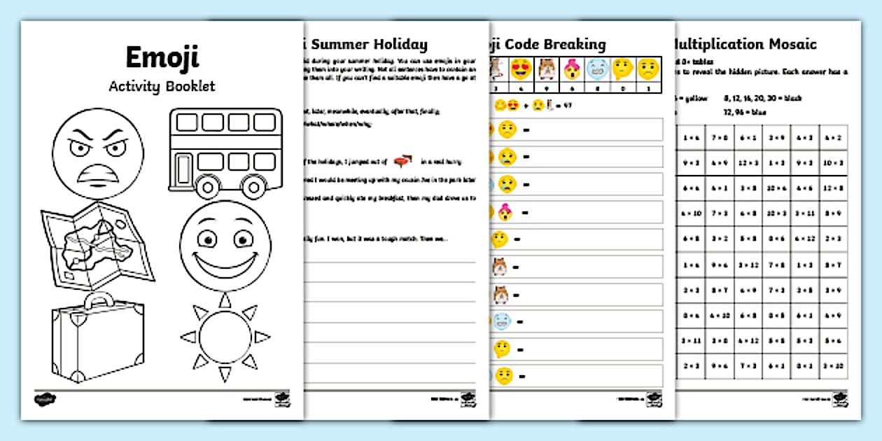 😊 Maths Mystery and More Emoji Themed Pack (teacher made)