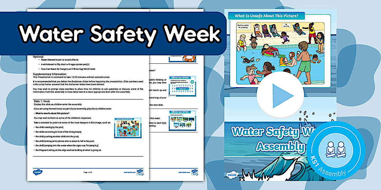 Water Safety Week Whole School Assembly Pack | Twinkl