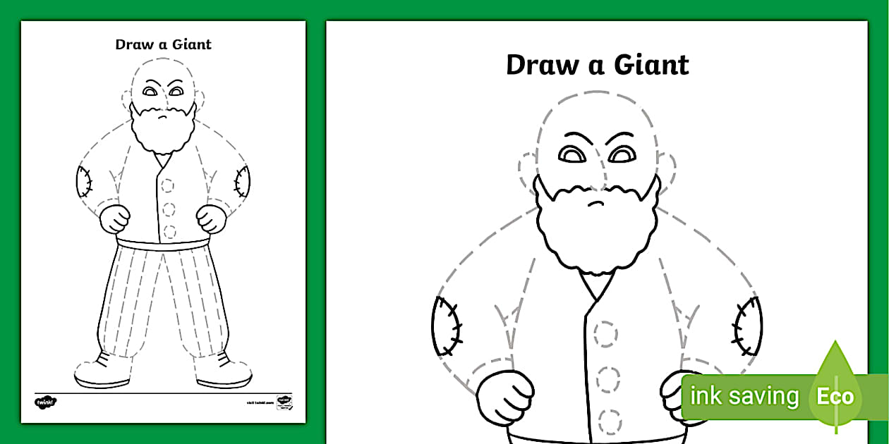 Draw a Giant Pencil Control Activity (Teacher-Made) - Twinkl