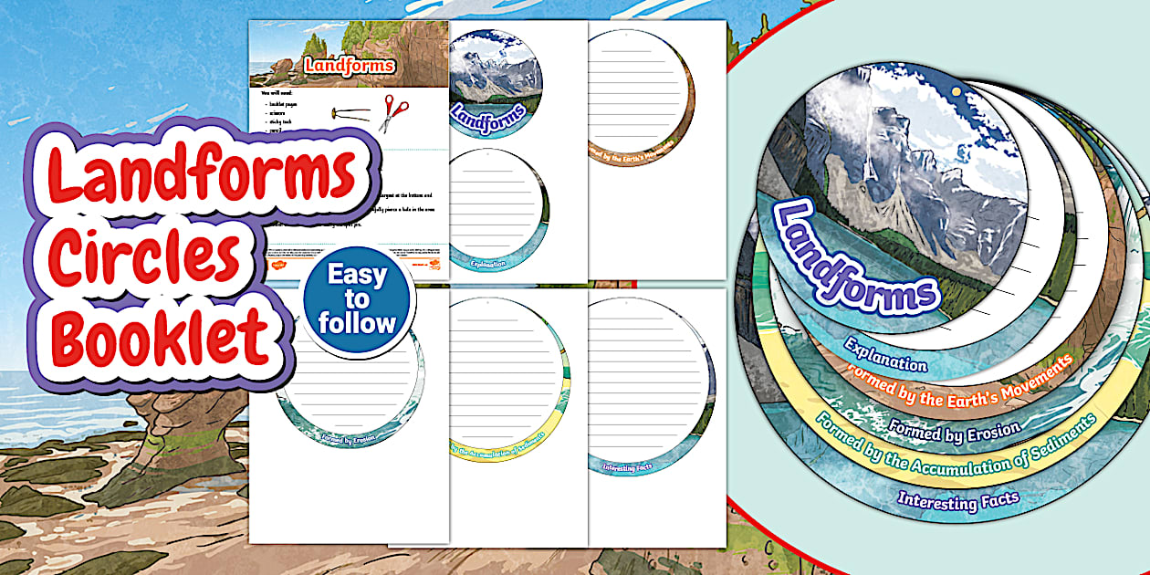 Landforms Circles Booklet