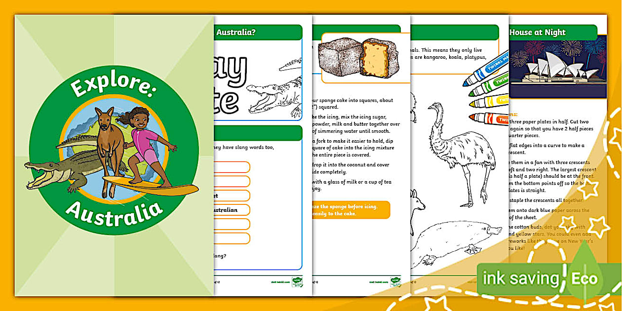 Explore: Australia Activity Booklet