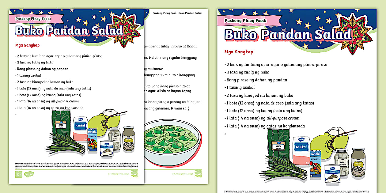 Buko Pandan Recipe | Paskong Pinoy Food | Twinkl PH - Twinkl
