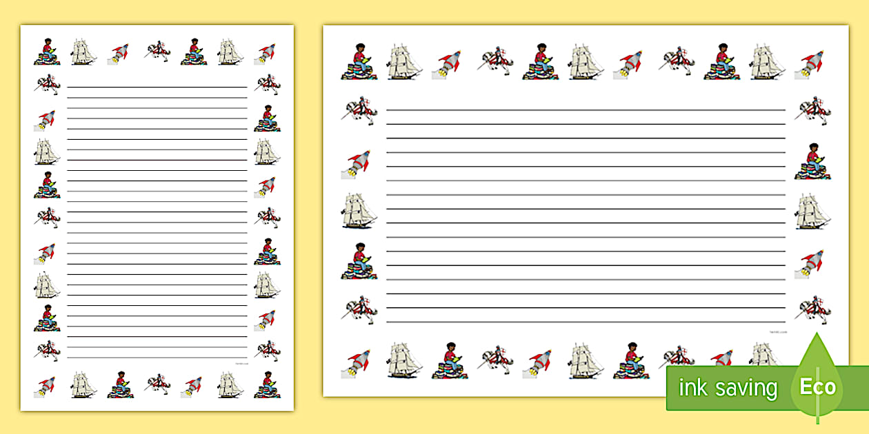 Editable Escape To Everywhere Page Border Pack - Twinkl