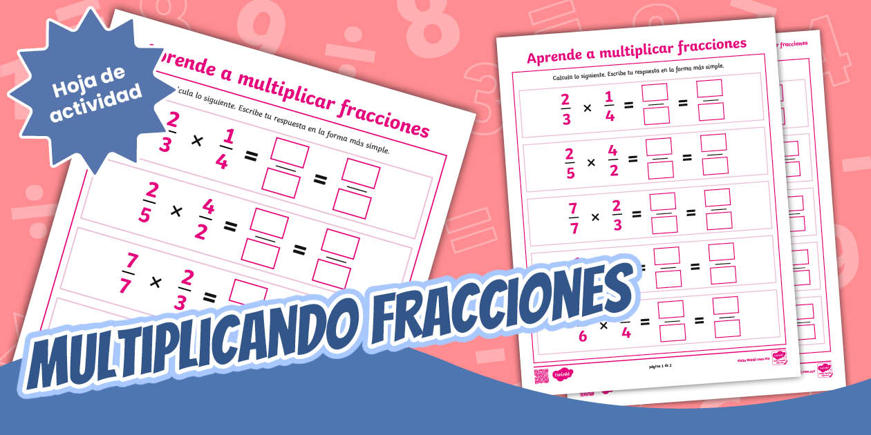 Aprendo a multiplicar fracciones