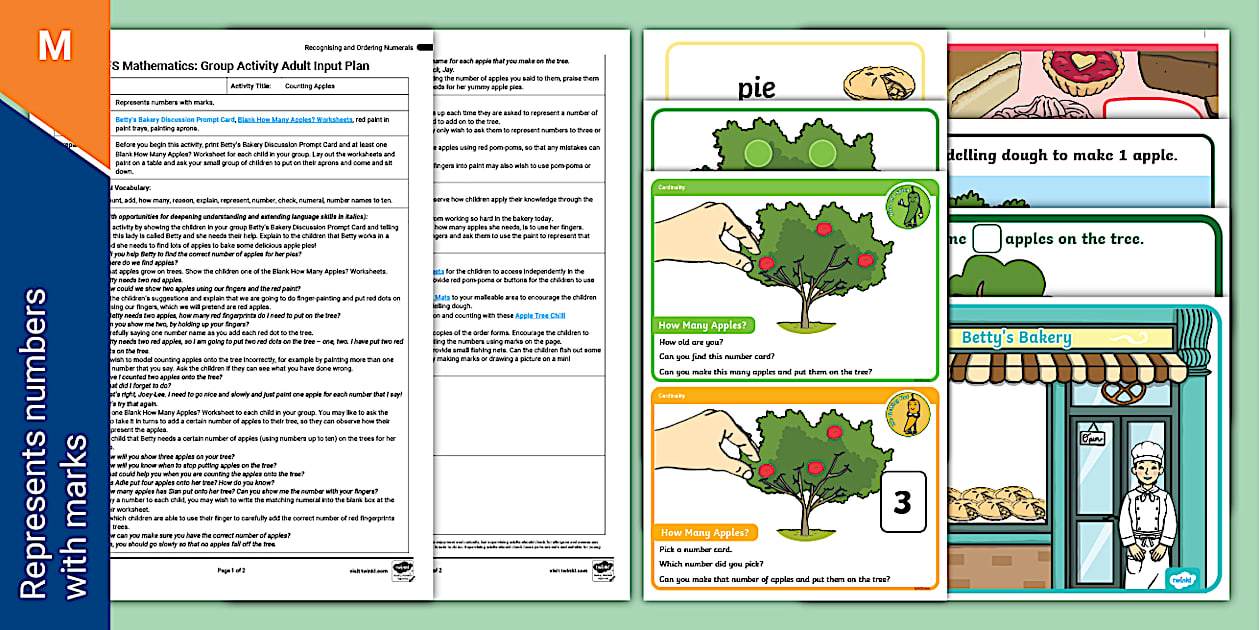 Maths: Representing Numbers Adult Input Plan & Resource Pack
