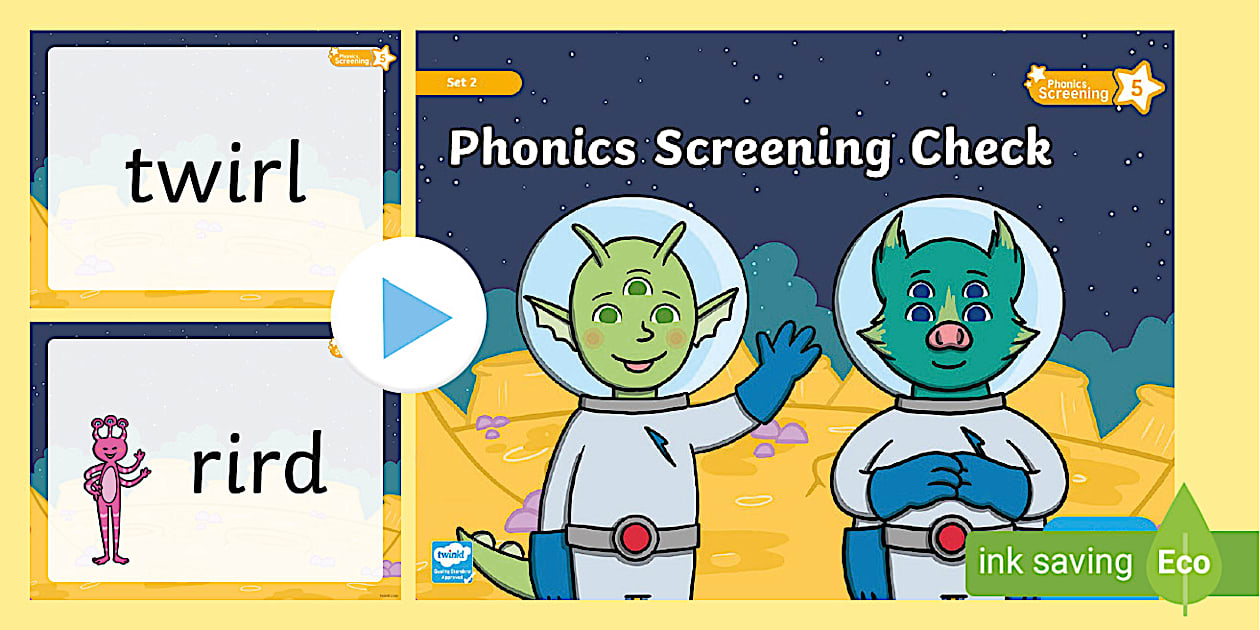 Level 5 Set 2 Real and Alien Words Flashcards PowerPoint