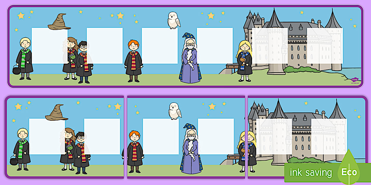 Witches and Wizards School Themed Visual Timetable - Traditional Tale ...