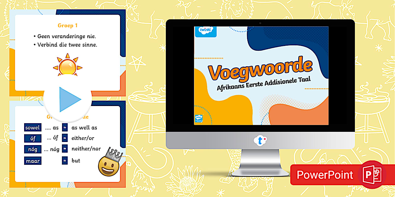 Voegwoorde PowerPoint (teacher made) - Twinkl