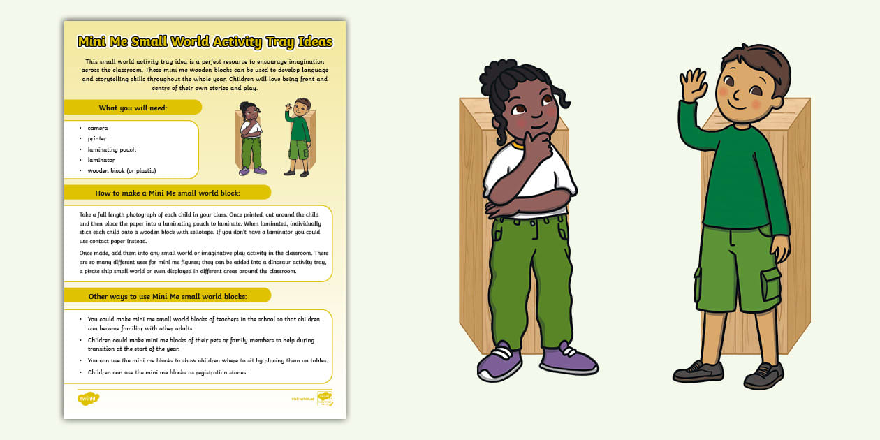 Mini Me Small World Activity Tray Ideas (teacher made)