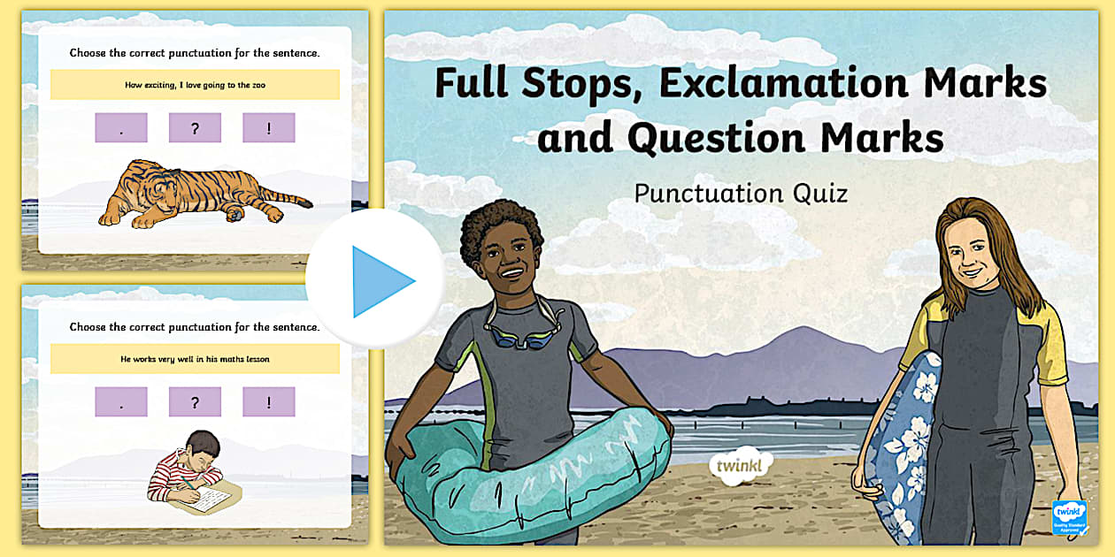 Punctuation Quiz PowerPoint | Primary Resources | Twinkl