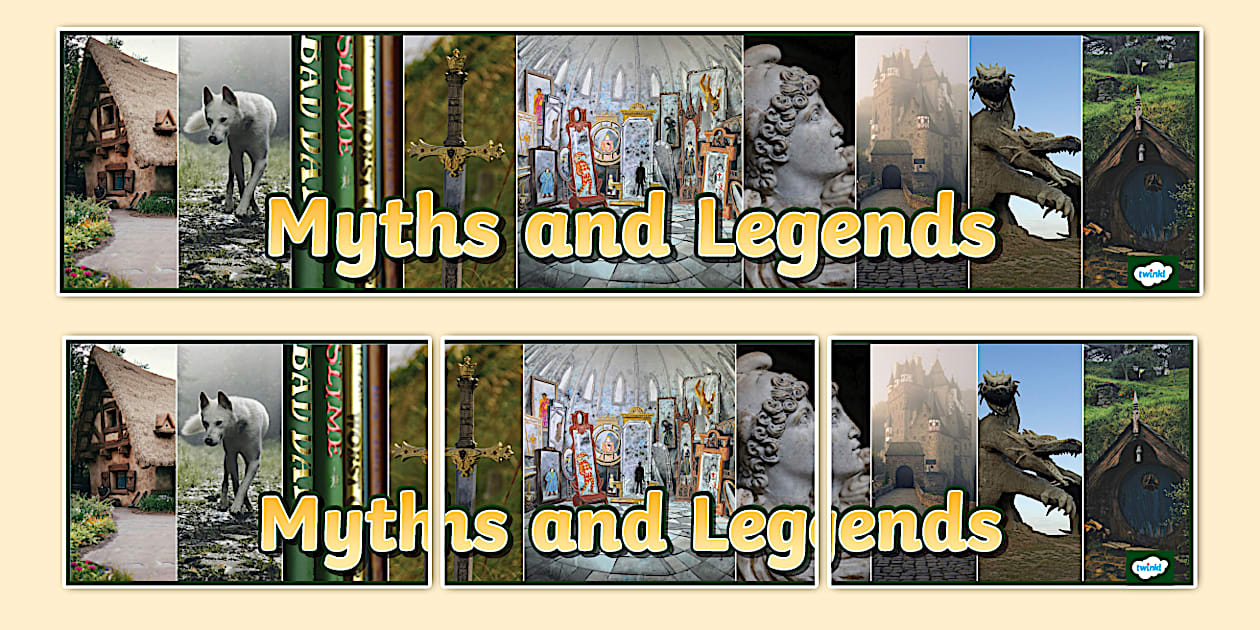 Myths and Legends Photo Display Banner (teacher made)