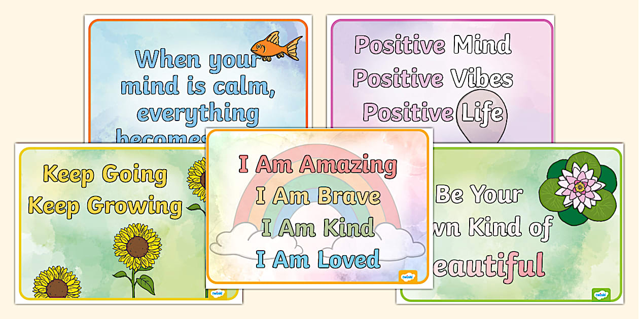 Mindfulness Classroom Display Posters | Twinkl | Kindergarten | KS1