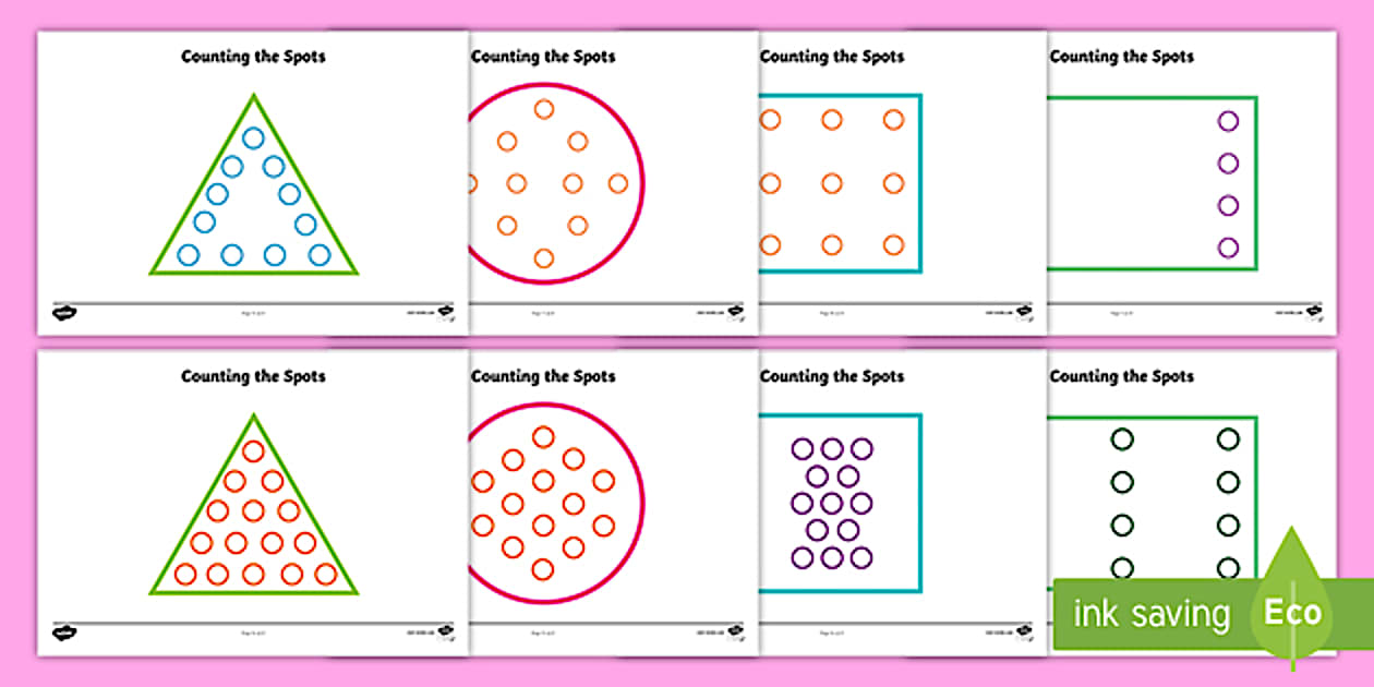 Count the Spots on 2D Shapes (teacher made) - Twinkl