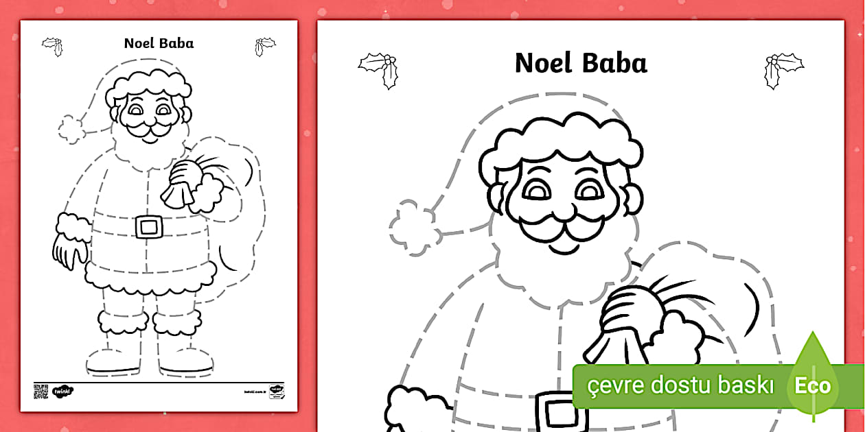 Noel Baba | Çizgi Çalışması (teacher made) - Twinkl