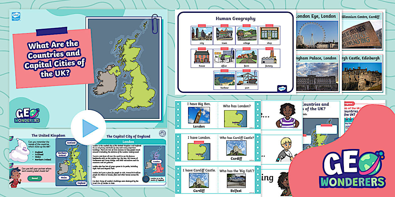 Geo Wonderers KS1: The United Kingdom Lesson Pack 2