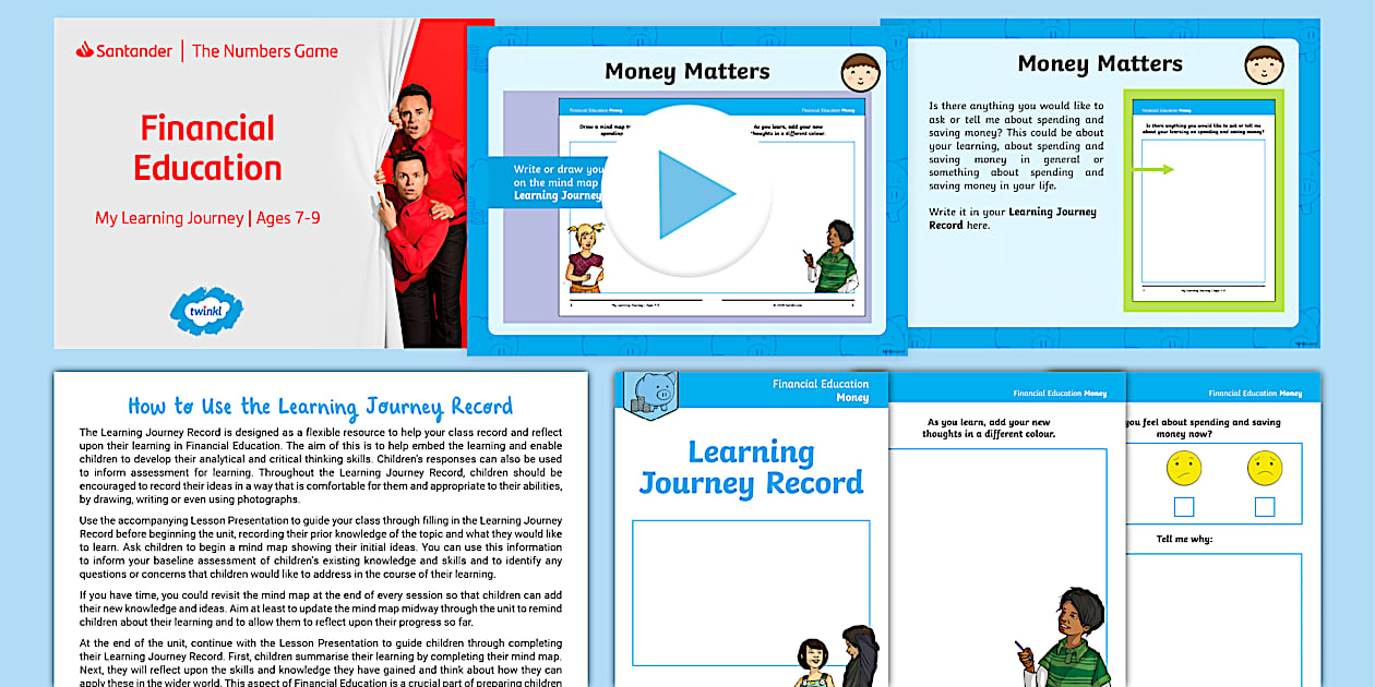 FREE! - CfE Financial Education: Learning Journey Record Resource Pack ...