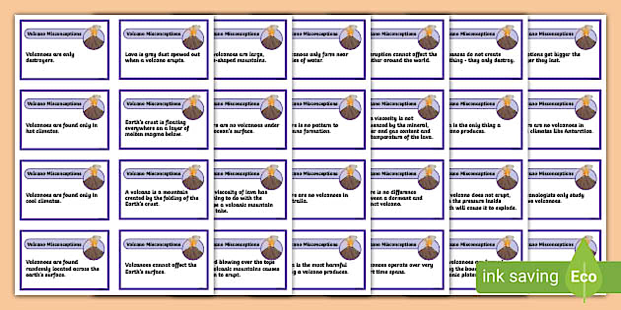 Volcano Discussion Cards (teacher made) - Twinkl