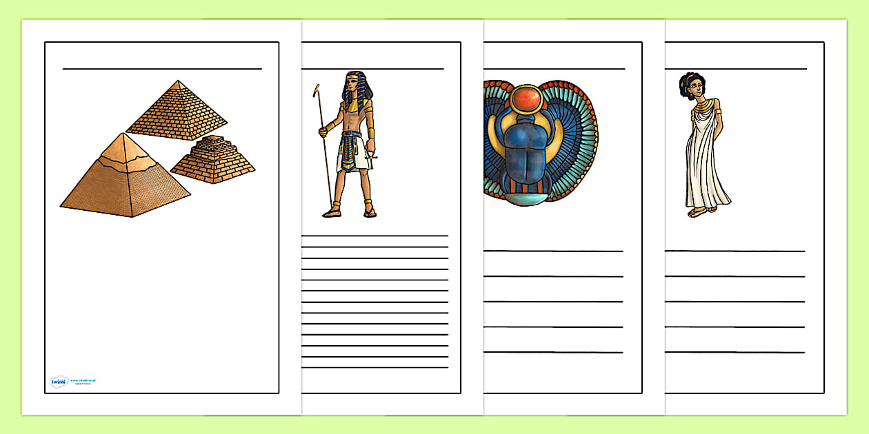 Ancient Egypt Writing Frames (teacher made) - Twinkl