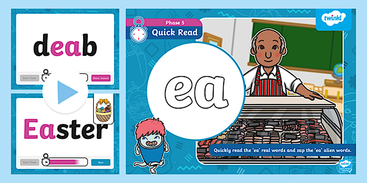 Phase 5 Quick Read PowerPoint ea (teacher made) - Twinkl