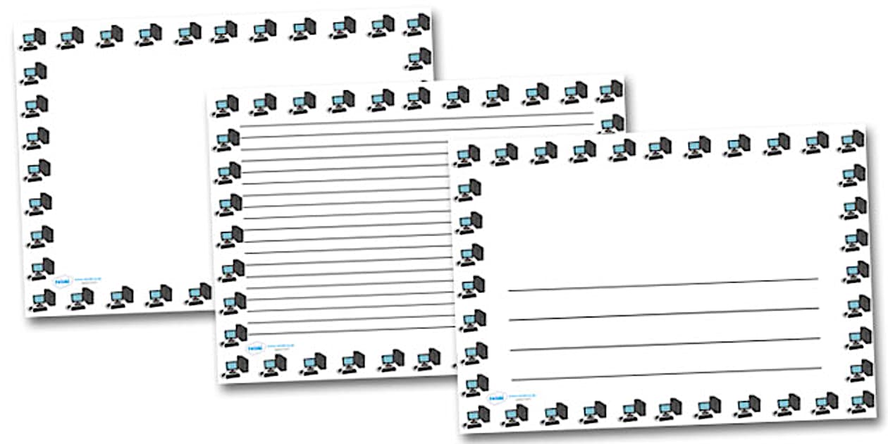 Computer Landscape Page Borders- Landscape Page Borders