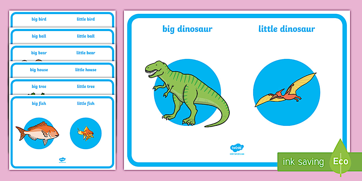 Big And Little Comparison Display Posters (teacher made)