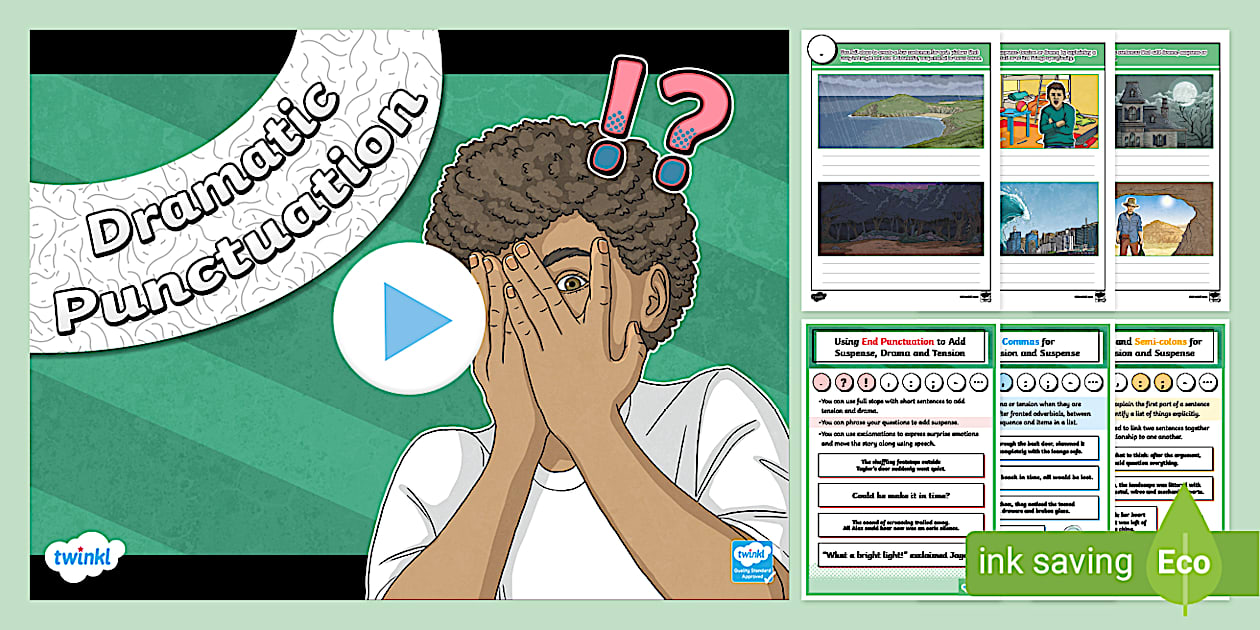 Dramatic Punctuation - UKS2 Resource Pack - English - Twinkl