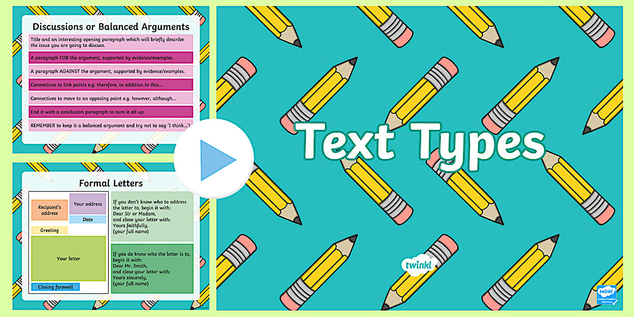 Text Types Guides PowerPoint (teacher made) - Twinkl