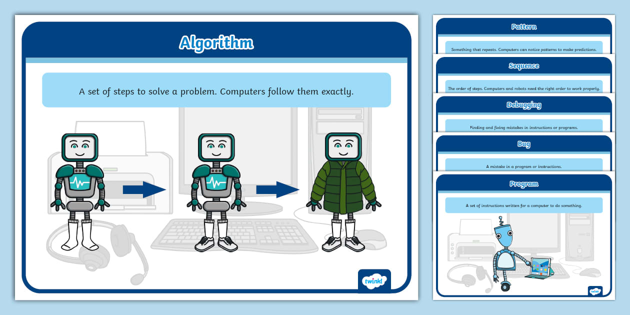 Computer Science Vocabulary Posters