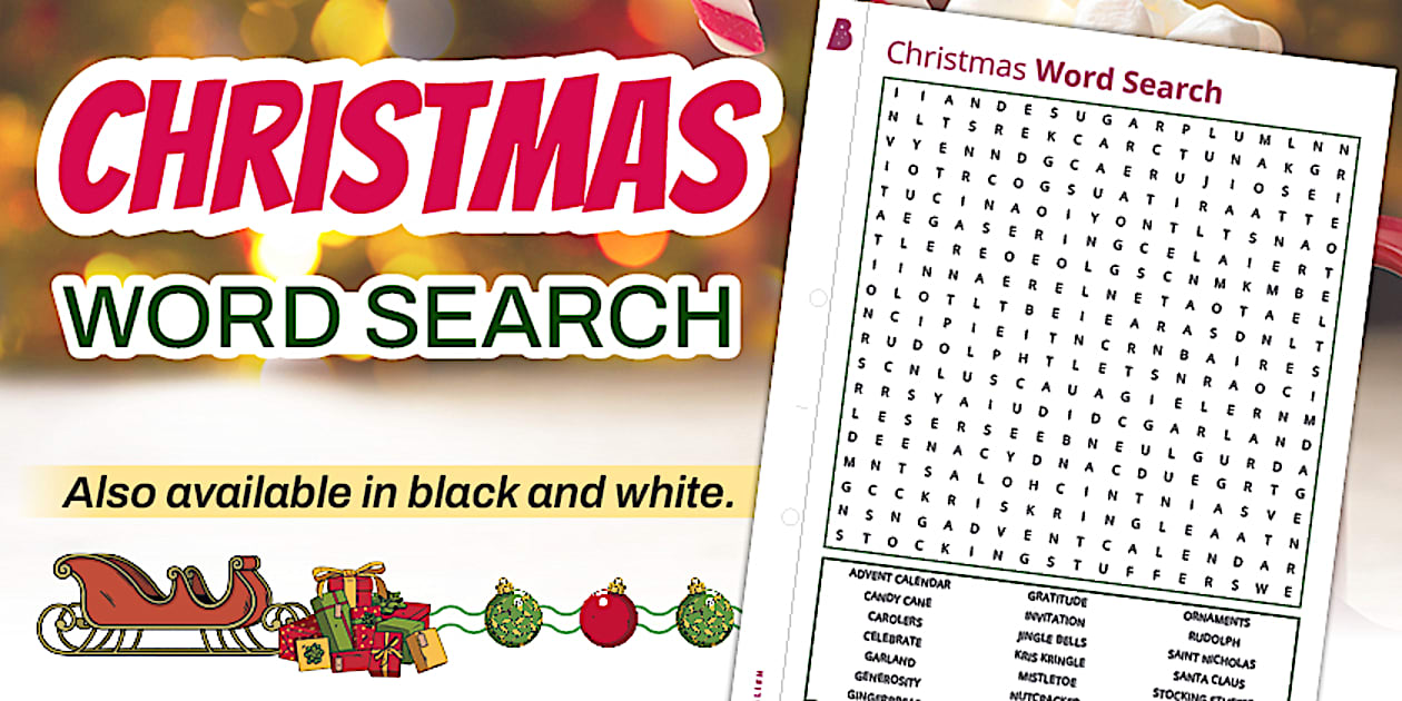 Christmas Word Search