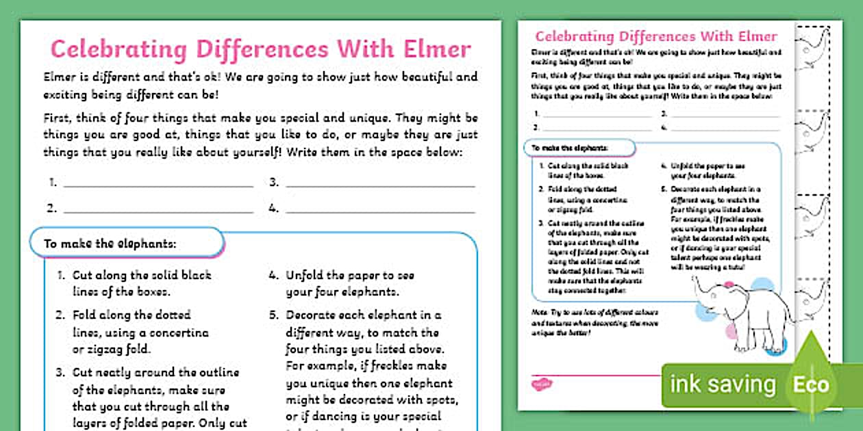 Elmer The Patchwork Elephant | Celebrating Differences