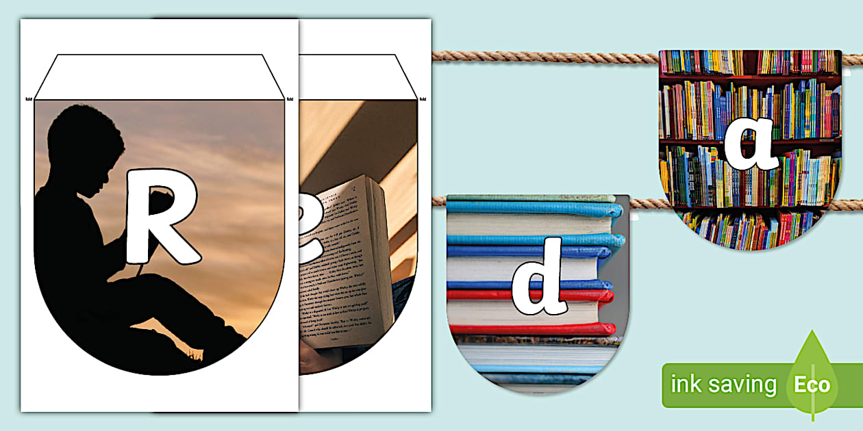 Reading Cafe Photo Display Bunting (teacher made) - Twinkl