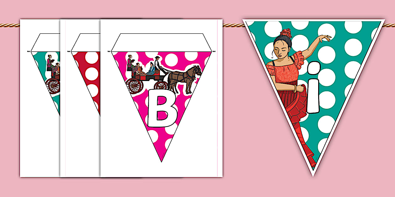 Banderines: ¡Bienvenidos a la feria! (Hecho por educadores)