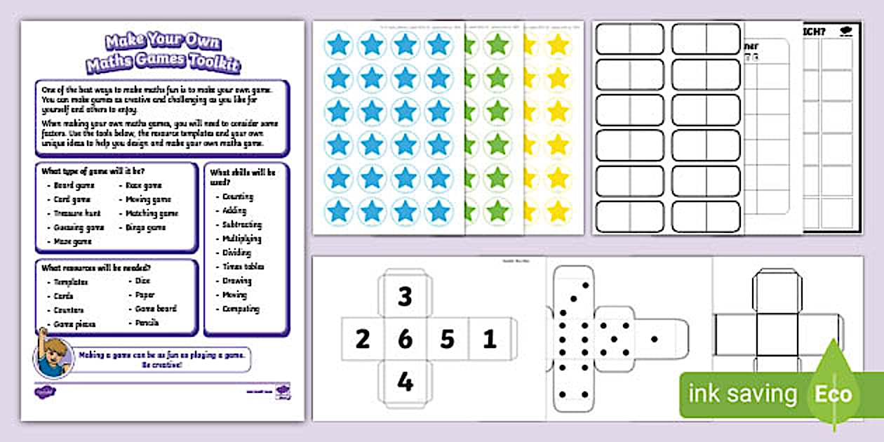 👉 Make Your Own Maths Game: Maths Week Project - Twinkl