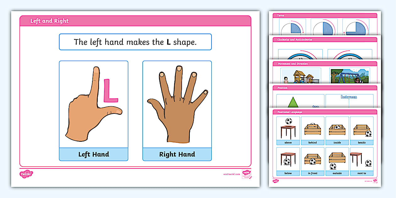 👉 Year 1 Position and Direction Posters (teacher made)