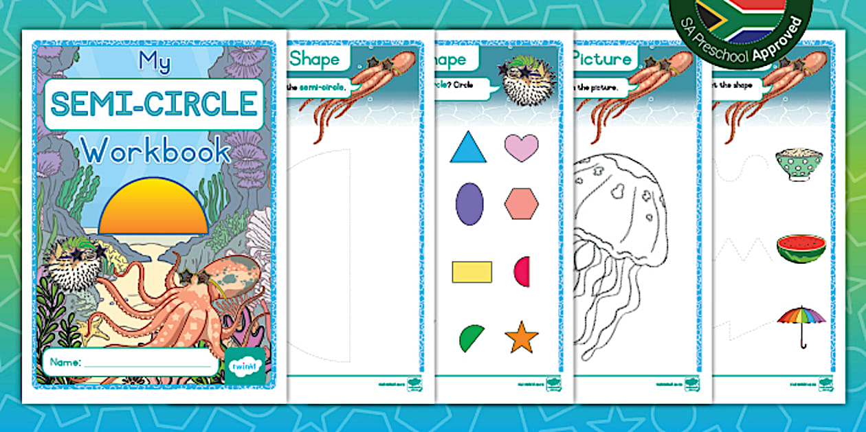 Preschool Numeracy: My Semi-Circle Workbook (teacher made)